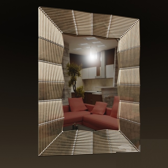 Download 3d max file WKD Modern mirror frame 3DDWG 3D Models for free ...