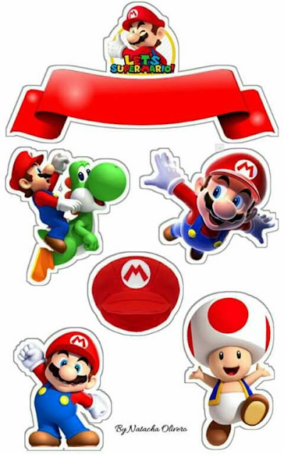 Super Mario Bros Free Printable Cake Toppers. - Oh My Fiesta! for Geeks
