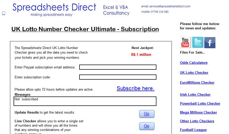 Excel & VBA Consultants - www.spreadsheetsdirect.com