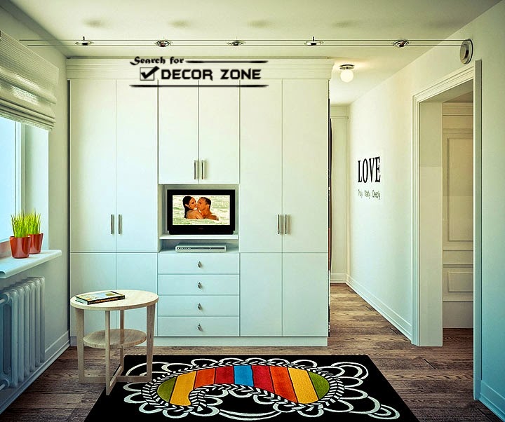 A single-room studio design with open interior ~ Interior-decoratinons 1