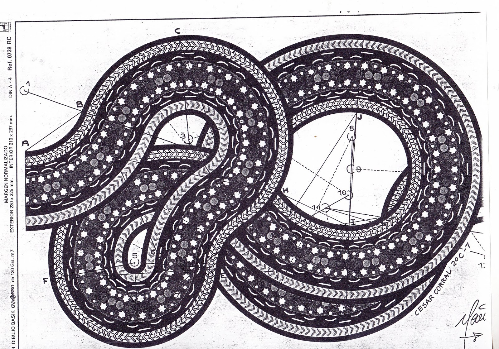 THE IDEA EXCHANGE: 91. 2º ESO. TANGENCY.HOW TO CREATE A SNAKE WITH ...