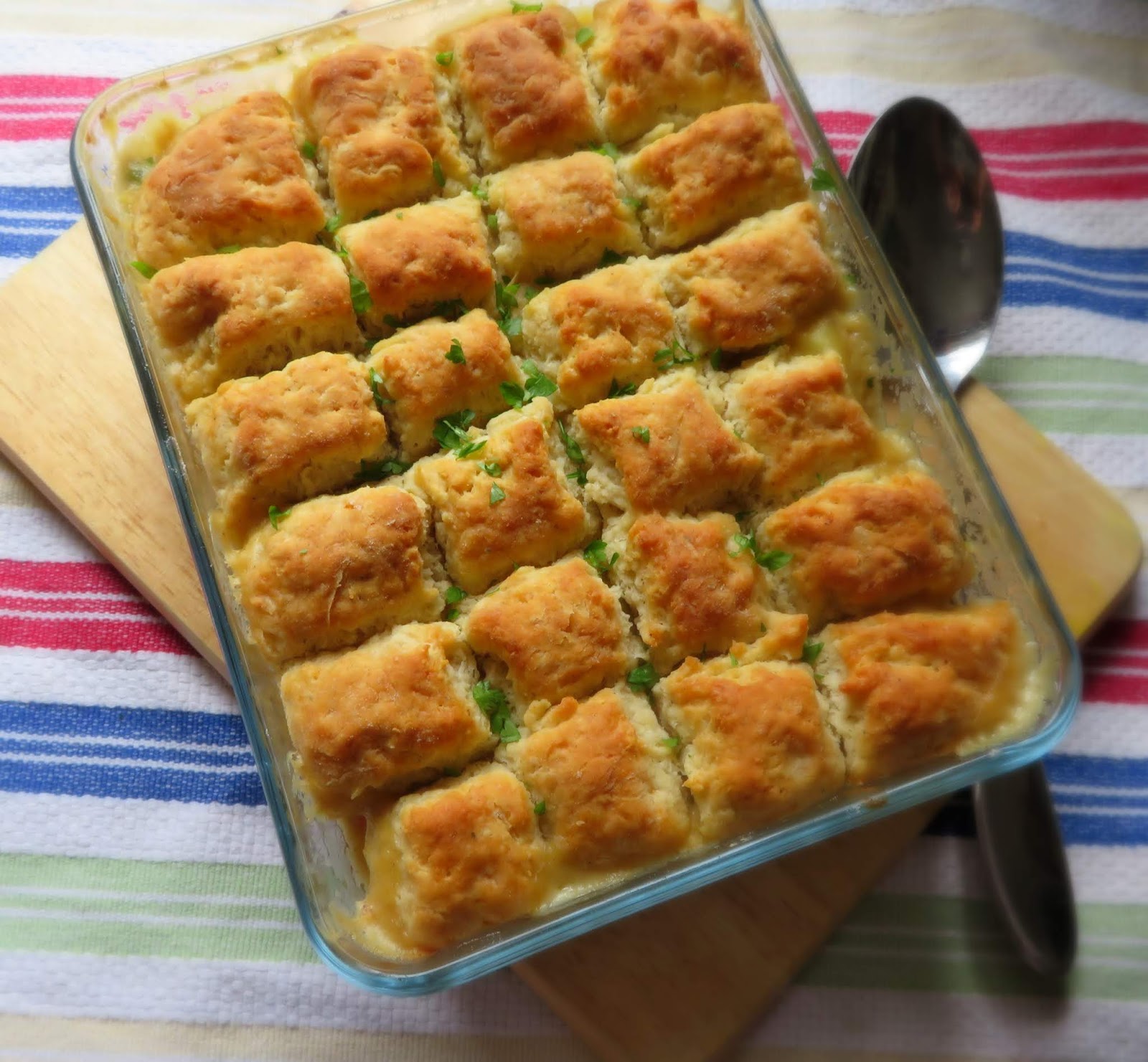 Creamy Chicken & Butter Biscuits | The English Kitchen