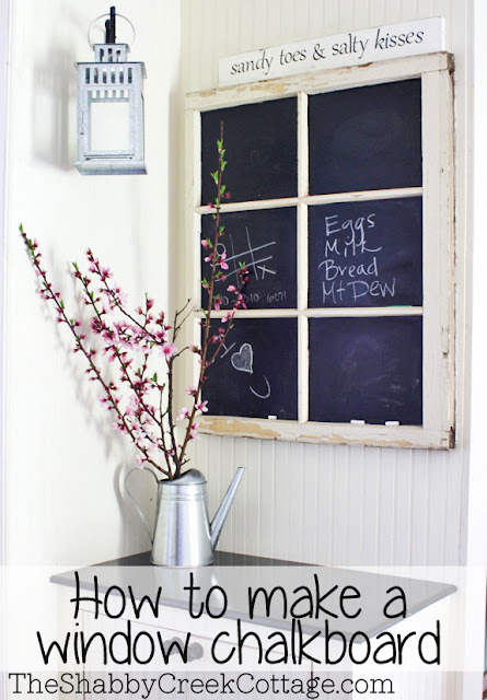 How to Make a Chalkboard Window