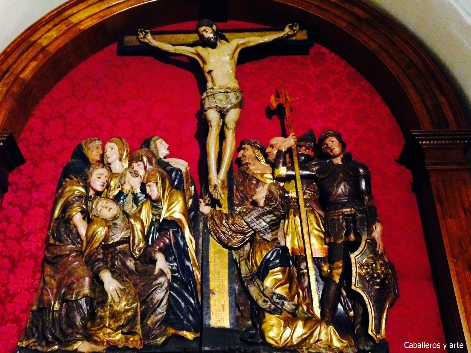 Los caballeros medievales en el Arte: El Calvario de la Iglesia de la ...