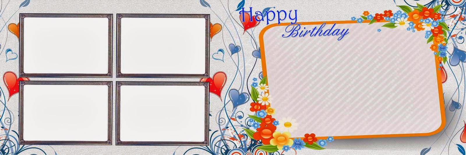 12x36 PSD BACKGROUNDS: 12x36 birthday psd
