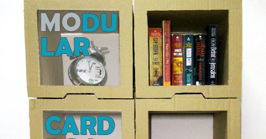 Modular Cardboard Shelves [Template] | ardee's creation