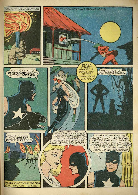 Four-Color Shadows: Black Fury-Super Magic Comics-1941