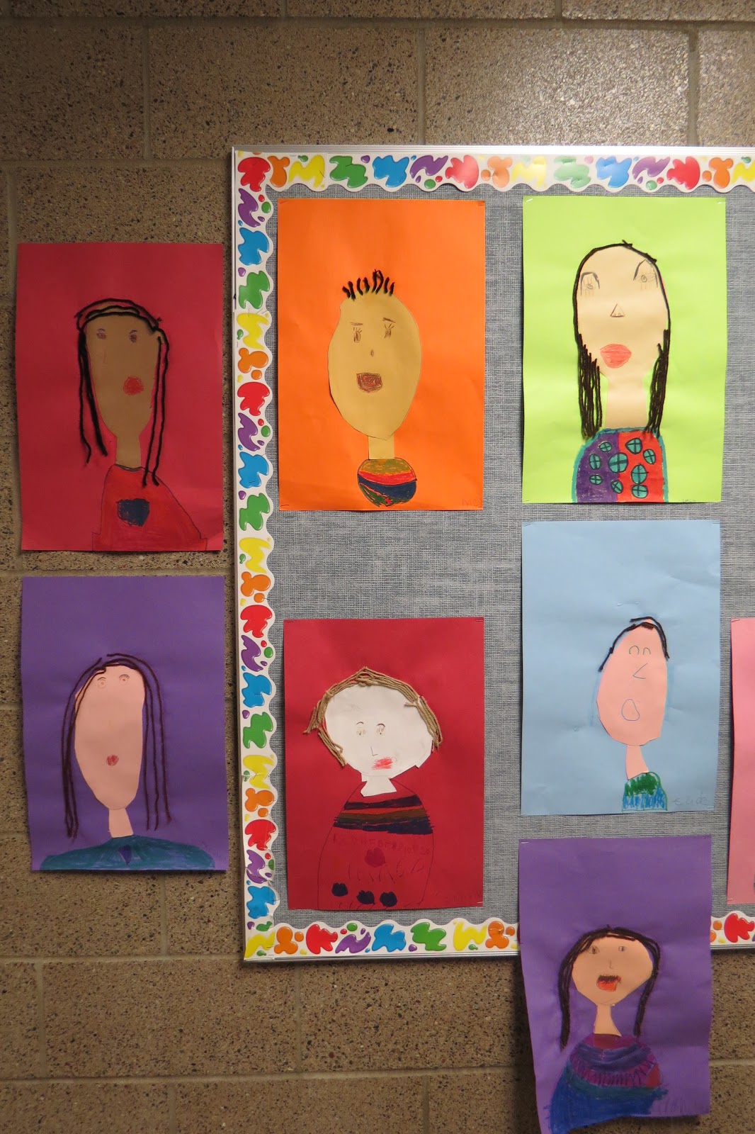 CKS Art: Kindergarten Self-Portraits
