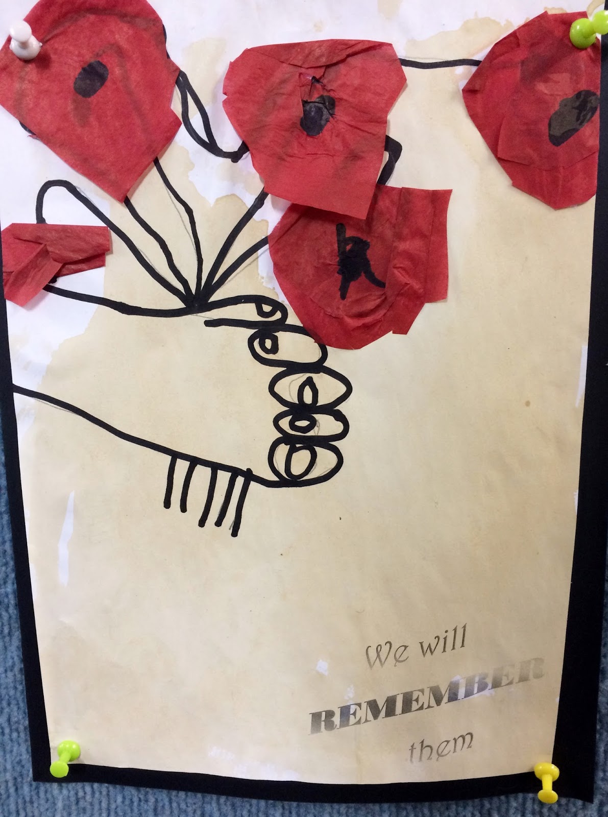 Art with Mrs Baker: ANZAC Day Picasso Poppies