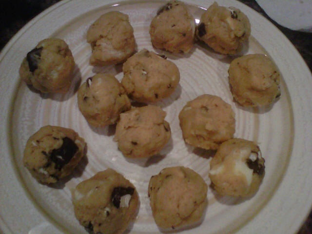 The Cooking Writer's Block: Dark Chocolate Mint Three Musketeers Cookies