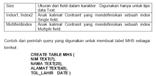 Mendesain Tabel dengan Query - Our Akuntansi
