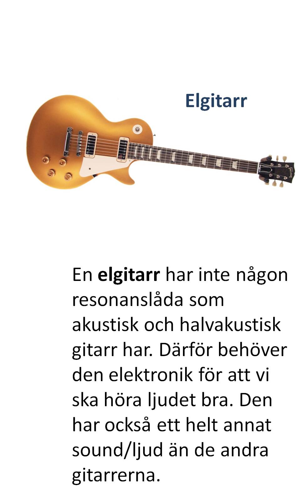 Musik på Vimarskolan: Spela gitarr åk 5 och 6