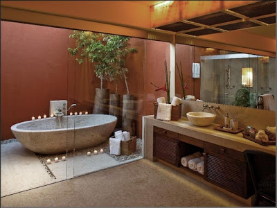 EV DEKORASYON HOBİ: Spa gibi banyolar