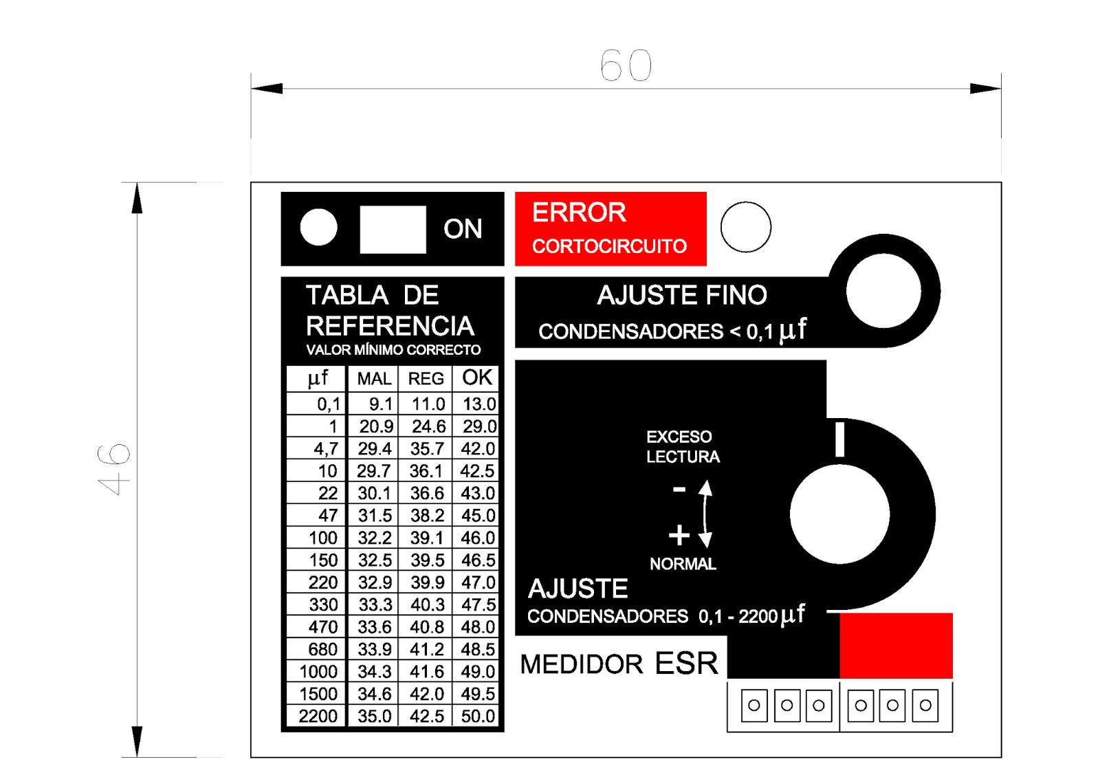 Bosco Hurtado, arquitecto: OFF-LINE. ESR Meter