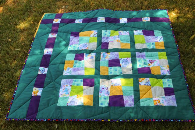 One Little Imp: Crazy Nine Patch Quilt