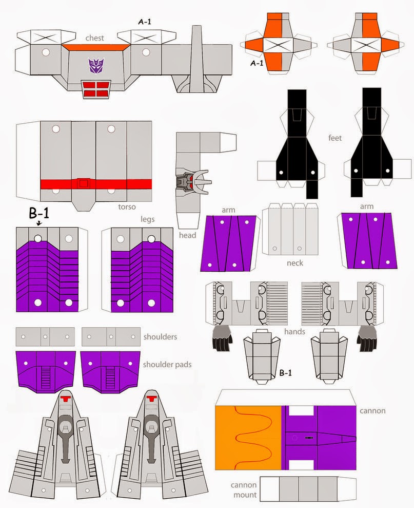 Paper Robots: Paper Robots Transformers