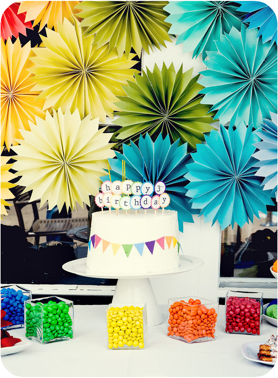 Kara's Party Ideas DIY Summer Rainbow Party full of ideas - THE place ...