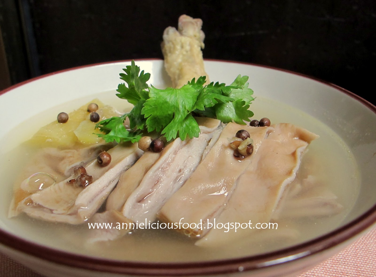 Annielicious Food: Pig's Stomach Soup (猪肚汤)