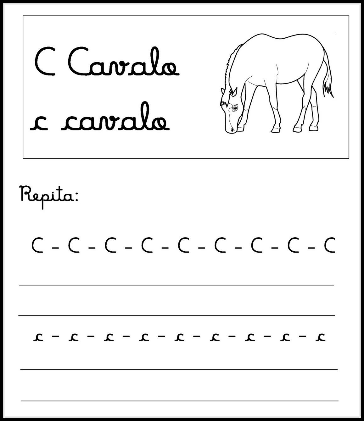 Letra c cursiva - Imagui