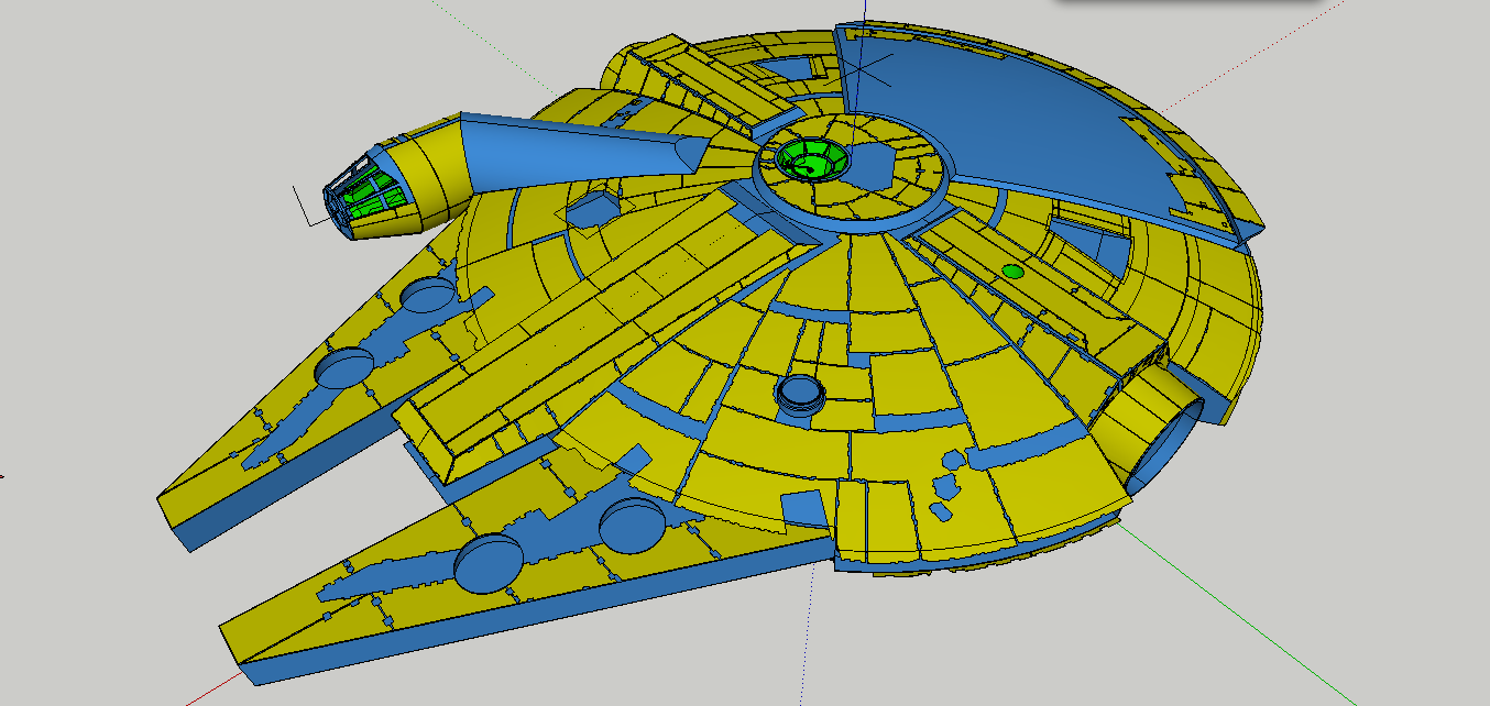 Stinson's All Things Star Wars Blog: Full Scale Falcon Project Update