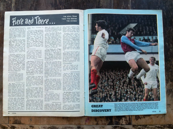 Goal magazine, 10 August 1968 ~ The Football Attic