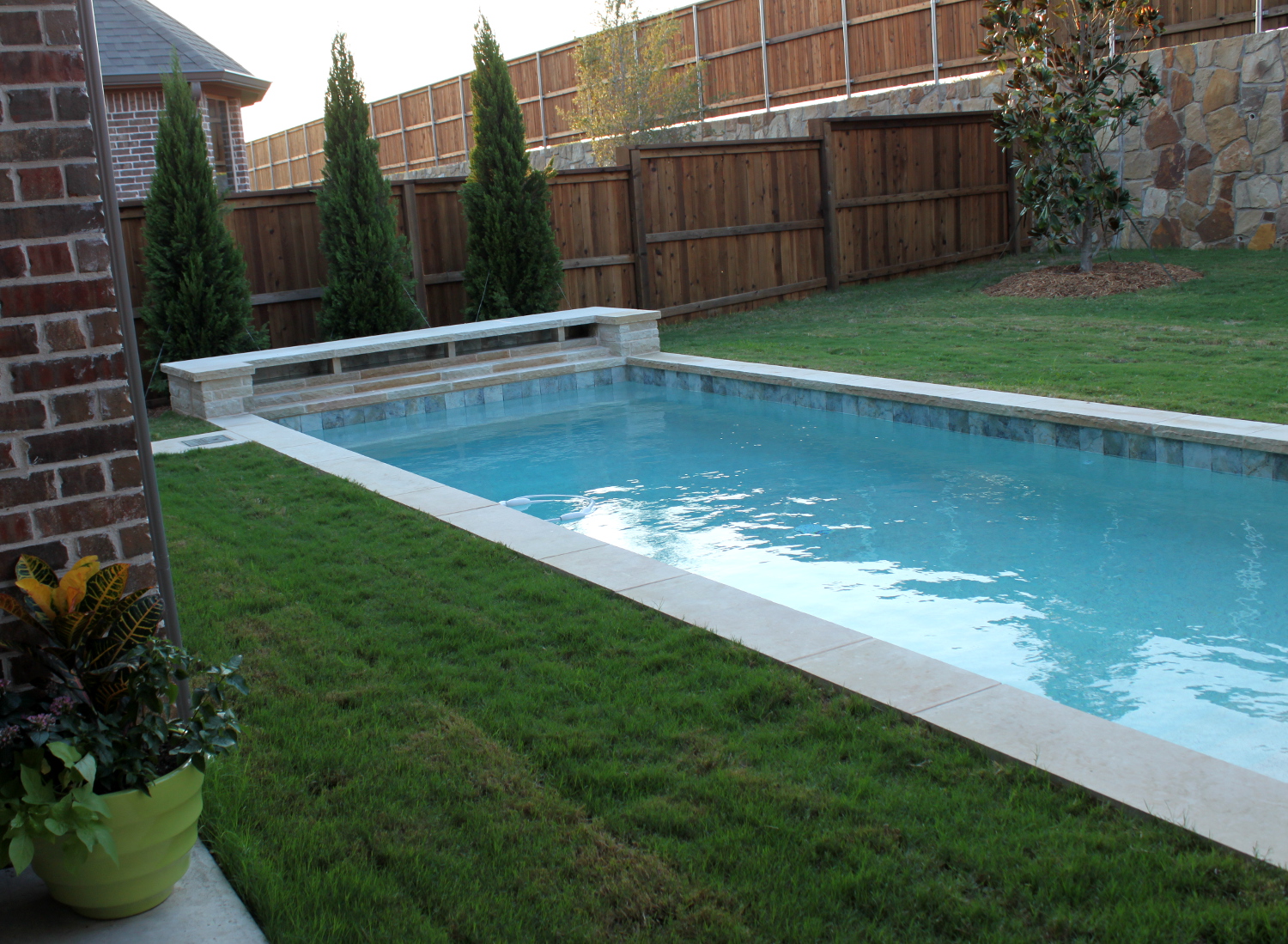 pixelimpress: the backyard and pool reveal!