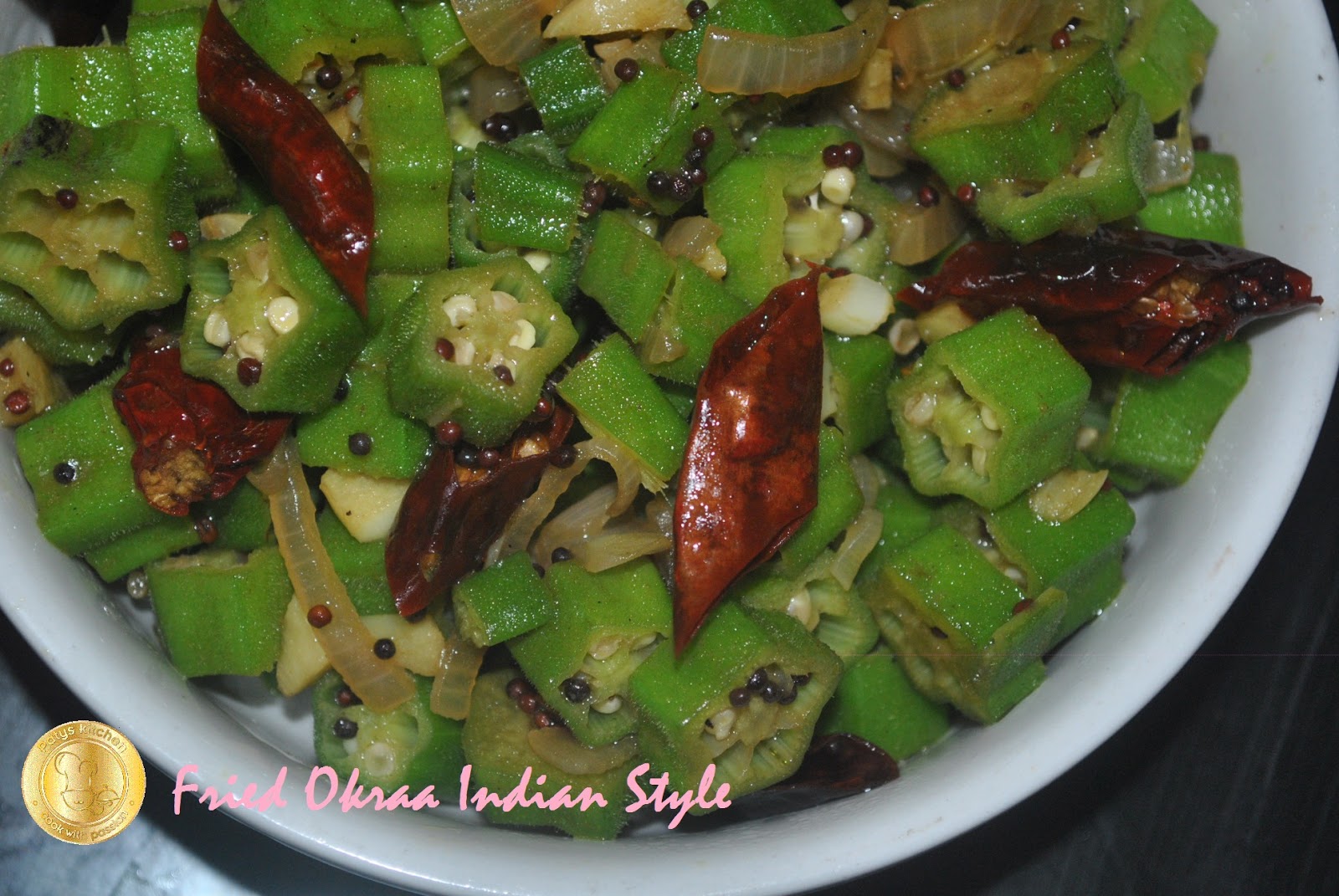 PATYSKITCHEN: FRIED OKRA INDIA STYLE/SUKHI BHINDI/BENDI GORENG ALA INDIA