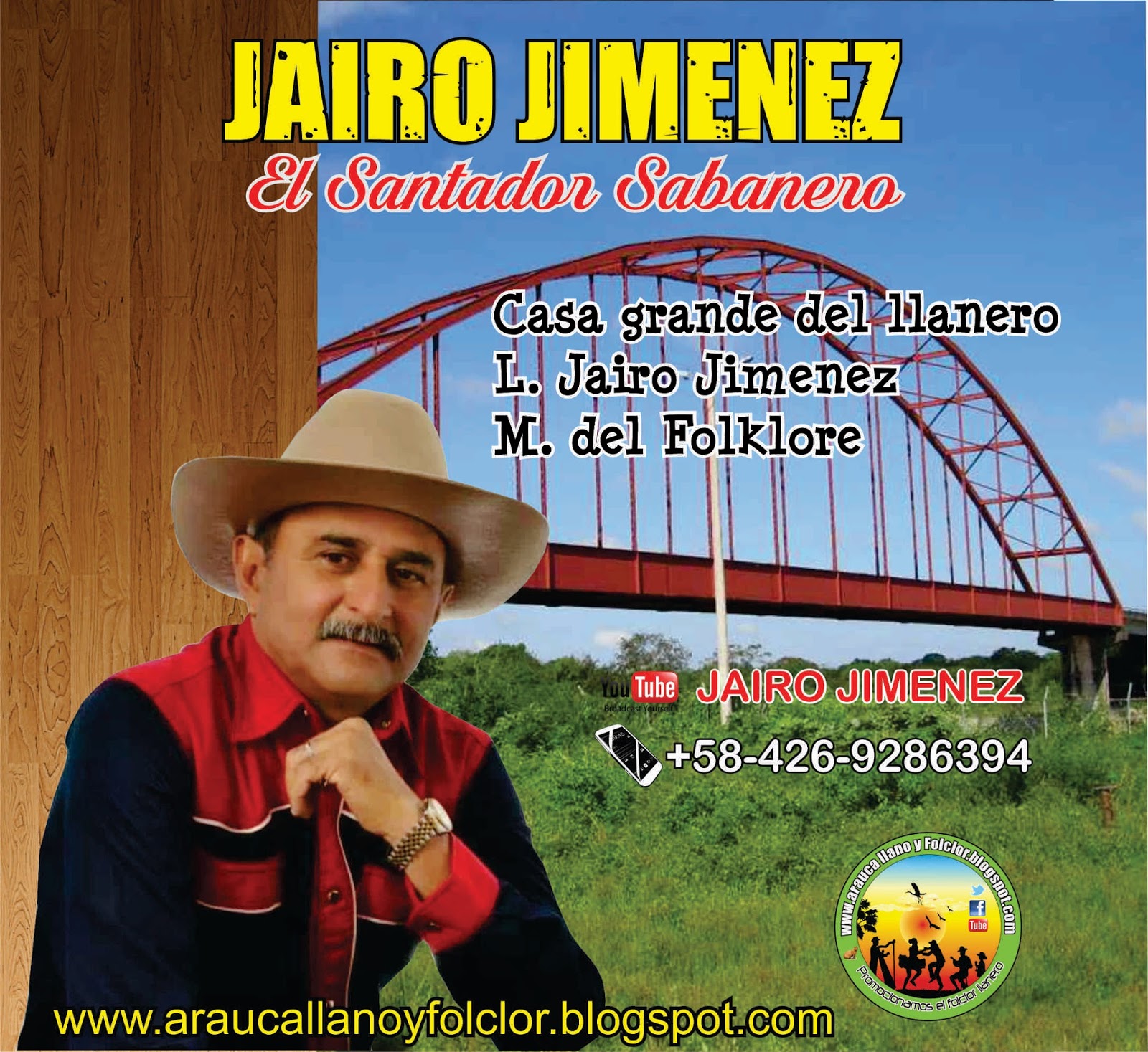 JAIRO JIMENEZ, EL CANTADOR SABANERO: JAIRO JIMENEZ, CASA GRANDE DEL ...