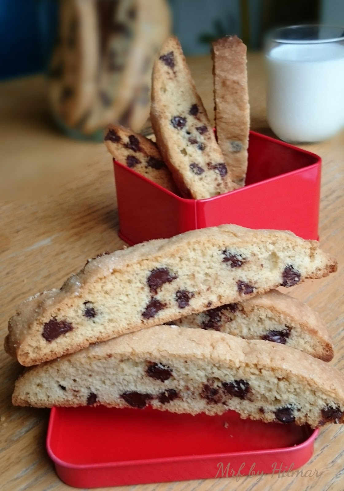 Biscotti con chispas de chocolate - Mis recetas favoritas by Hilmar