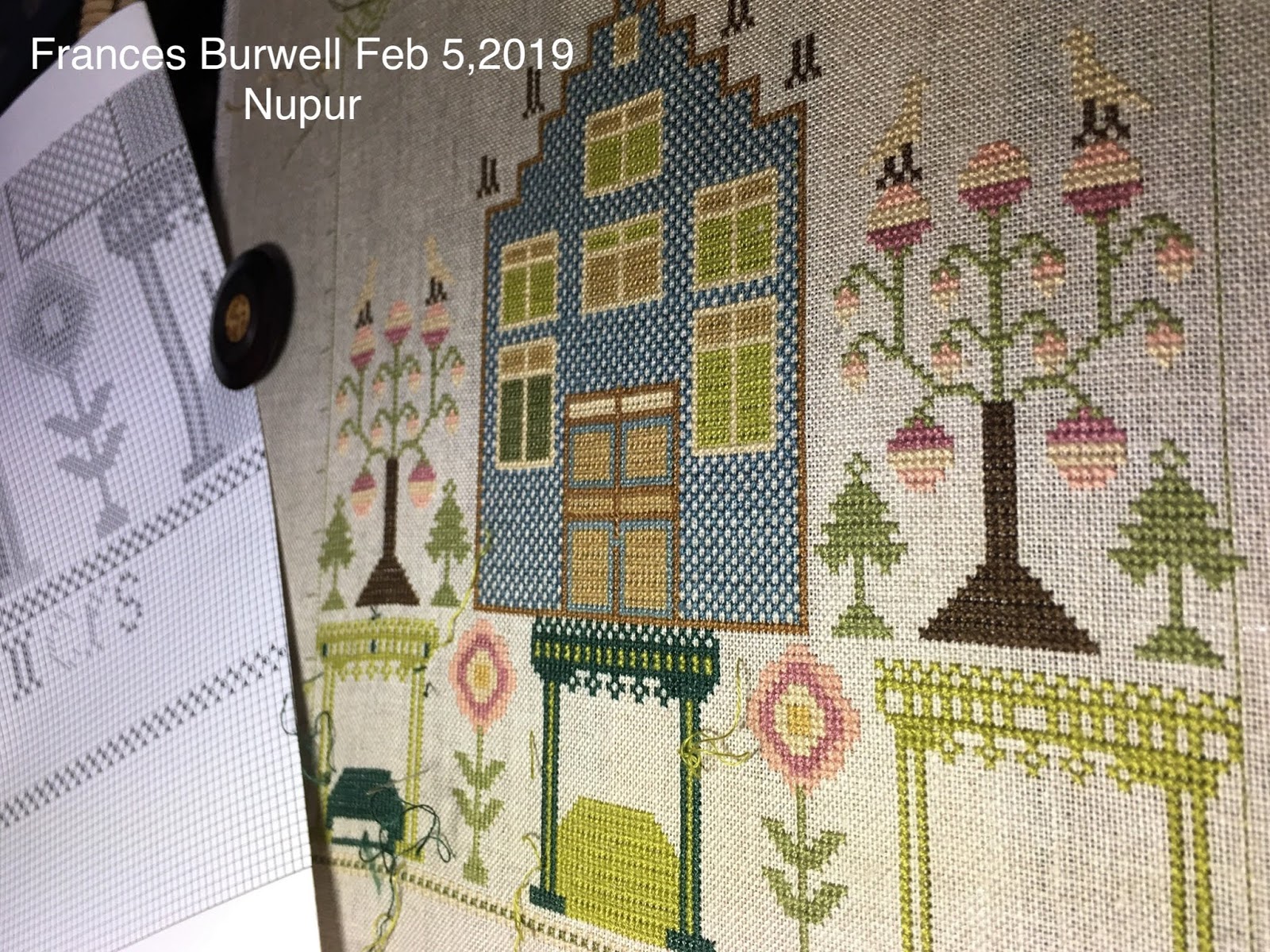 The Song of my Needle : An unplanned sampler start : Frances Burwell by ...