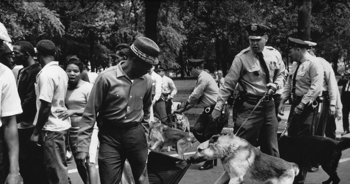Child of the Sixties Forever: Policemen Use Police Dogs During Civil ...