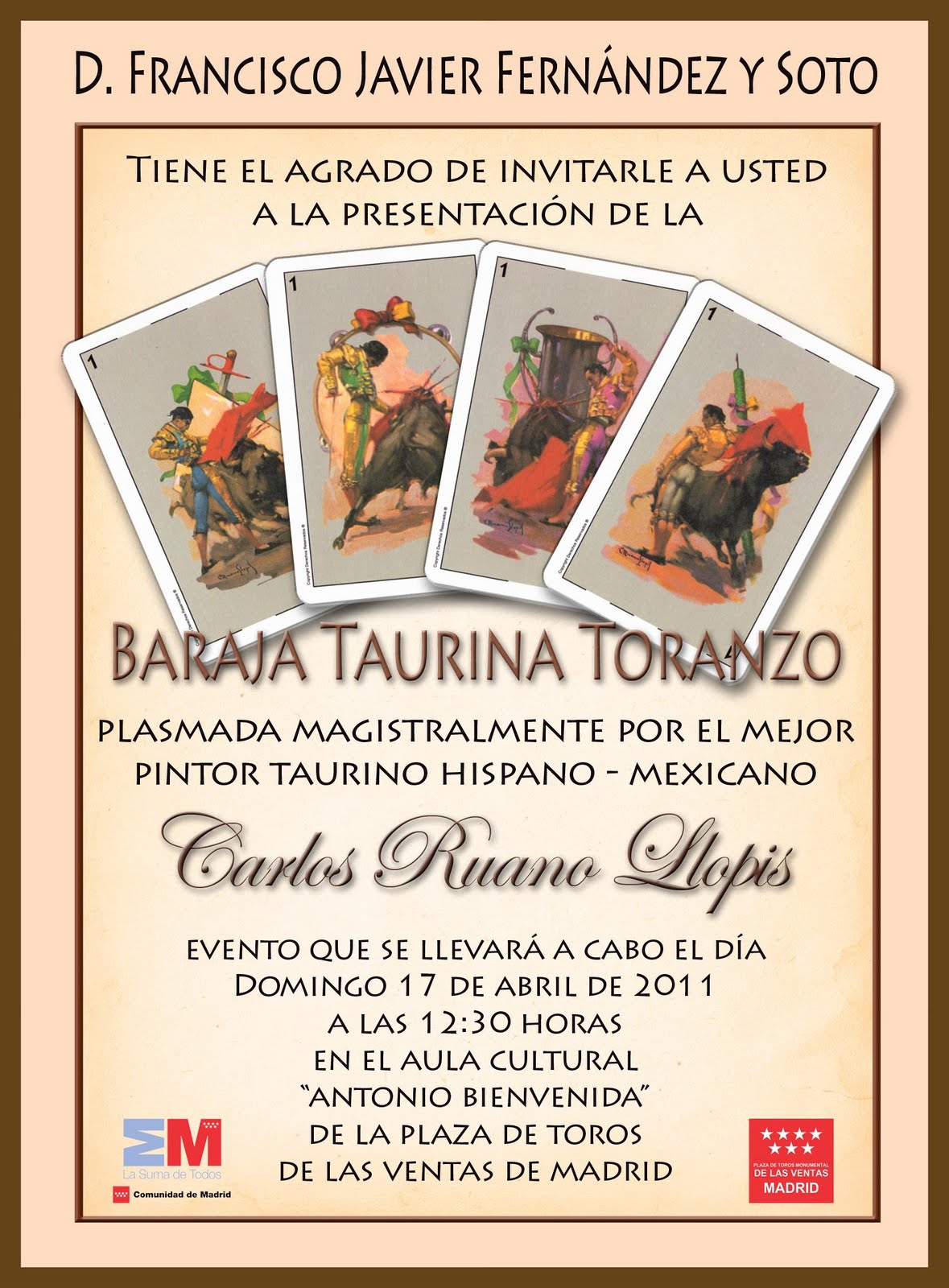 Del toro al infinito: BARAJA TAURINA TORANZO / CARLOS RUANO LLOPIS Del toro al infinito: BARAJA TAURINA TORANZO / CARLOS RUANO LLOPIS