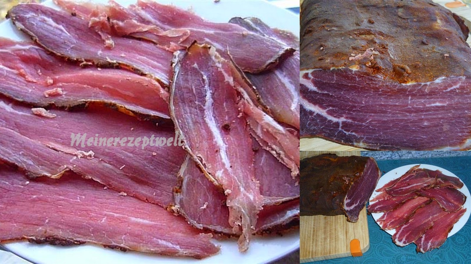 Meine Rezeptwelt: Rinderschinken selbstgemacht- Ev yapimi pastirma