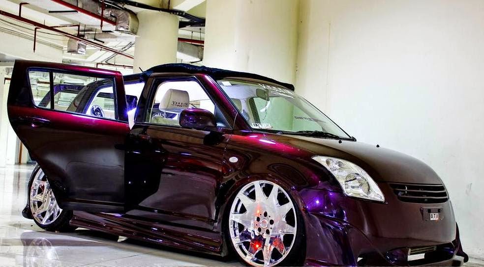 Foto Modifikasi Mobil Swift 2014