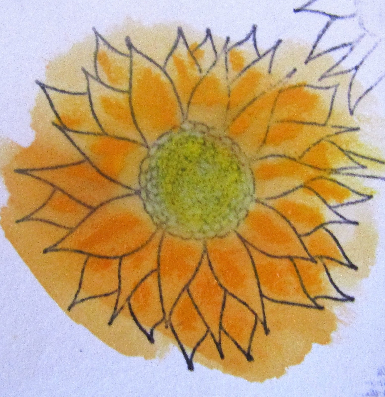 The Artistic Stamper Creative Team Blog: Sunflower Card by Gemma