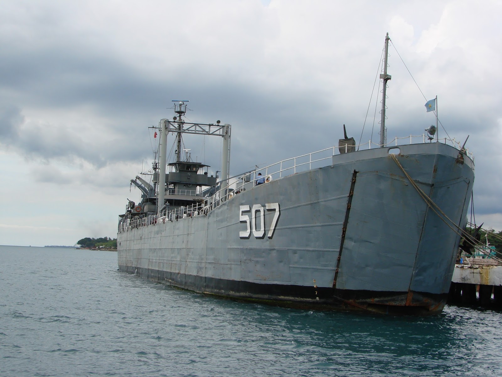 DEFENSE STUDIES: Navy Transport Ship Up for Repairs