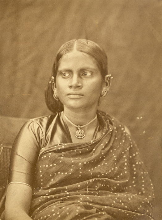 Portrait of a South Indian Lady from the Archaeological Survey of India ...