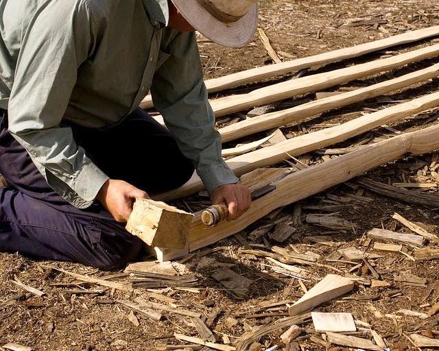 Furniture and wood shavings: The Cleft Wood Company