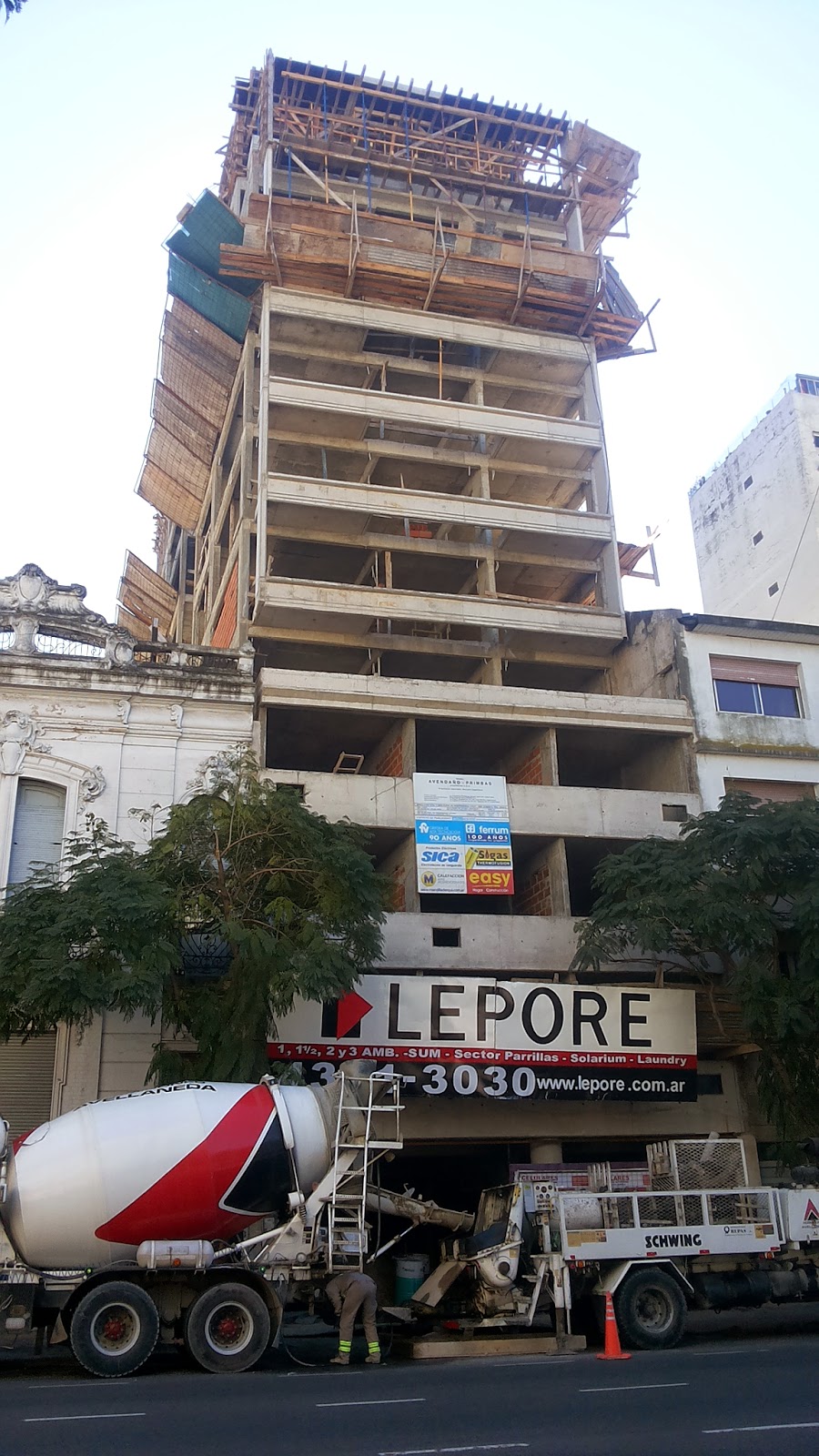 Edificio Independencia 1375: La obra