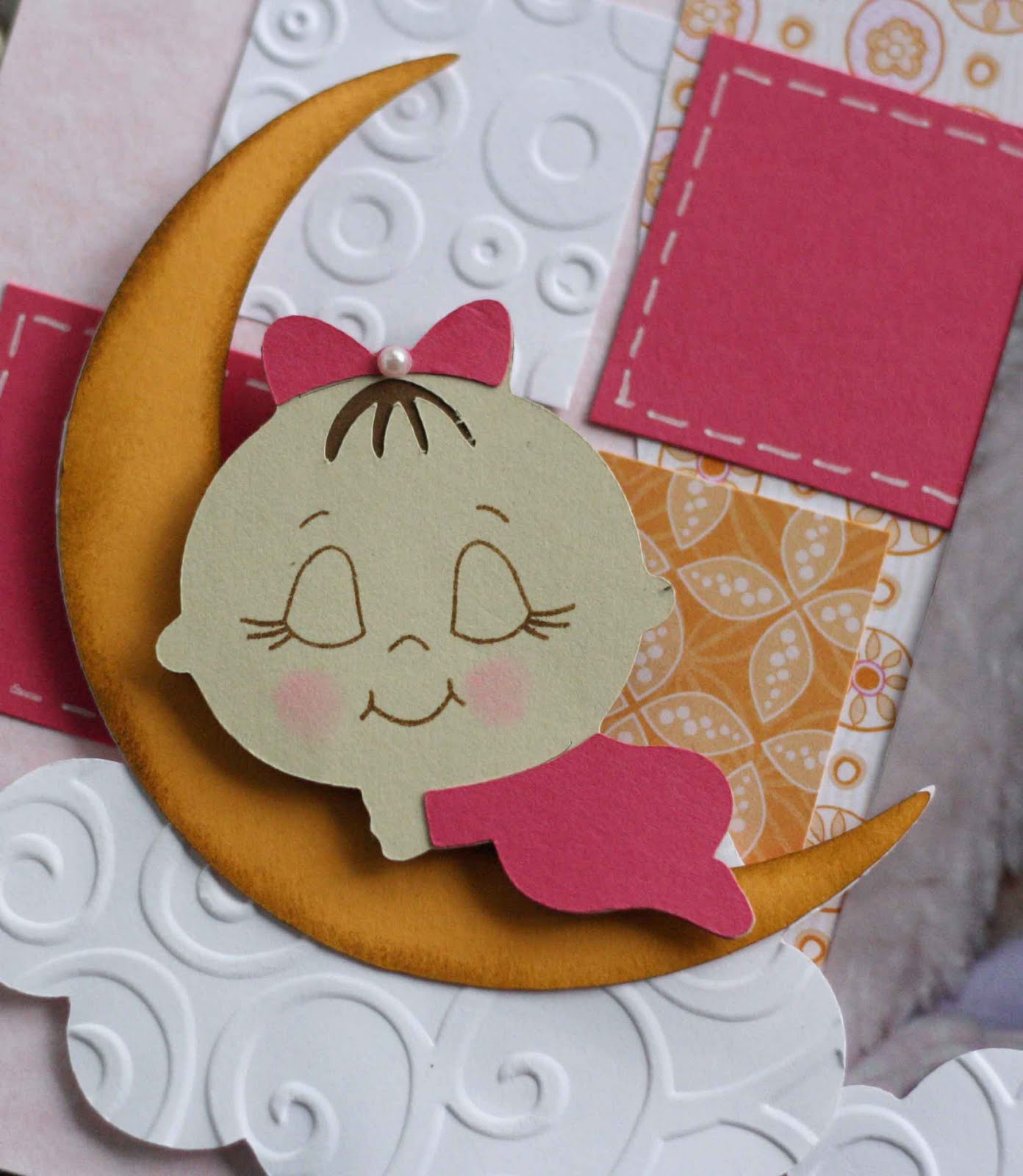 Scrappin' 2 Little Princesses: Sleepy Baby Layout