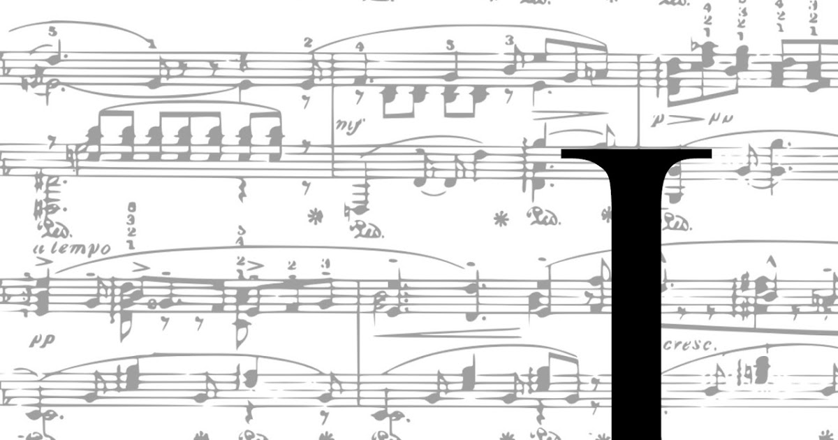 CJO Photo: Printable Initial Art: Musical I