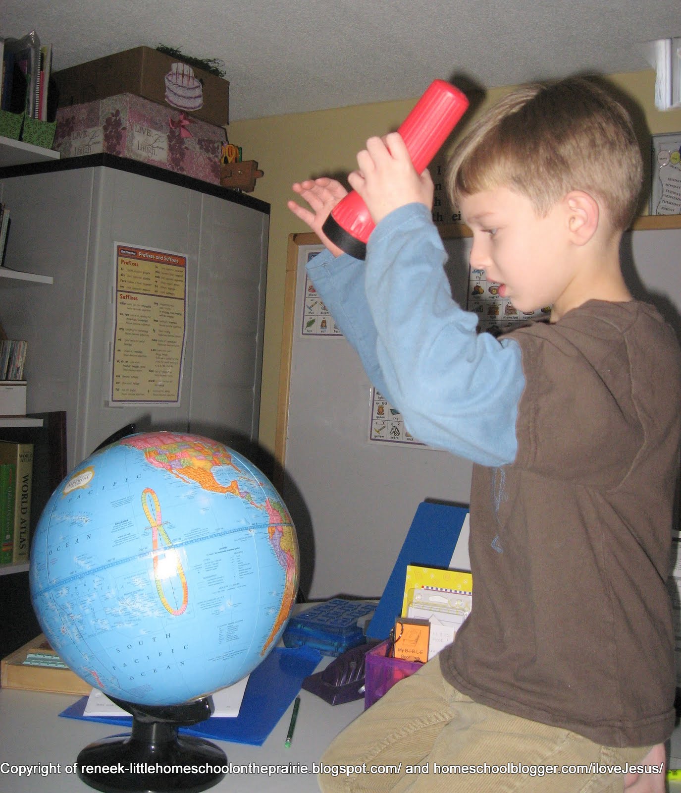 Little Homeschool on the Prairie: Seasons Experiment