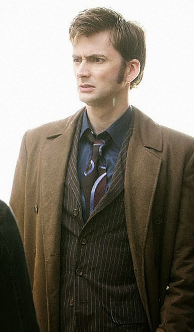 10th Doctor Blue Suit Tie