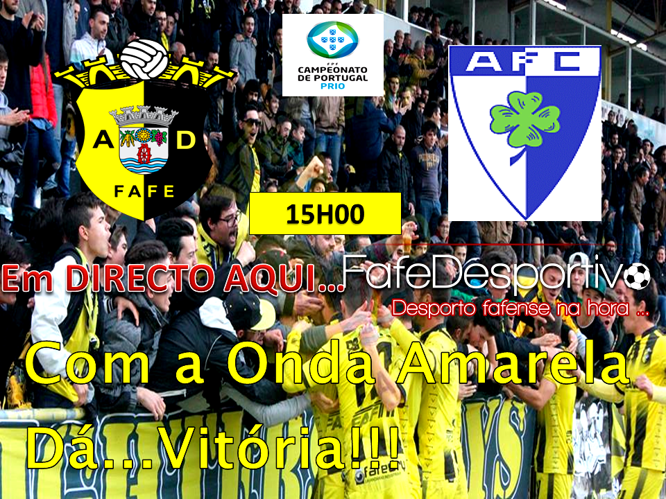 AD Fafe - Anadia FC para seguir em DIRECTO em FafeDesportivo ...