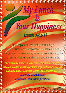 MY LUNCH IS YOUR HAPPINESS!! TOA PESA YA LUNCH YAKO KWA SIKU MOJA TU ...