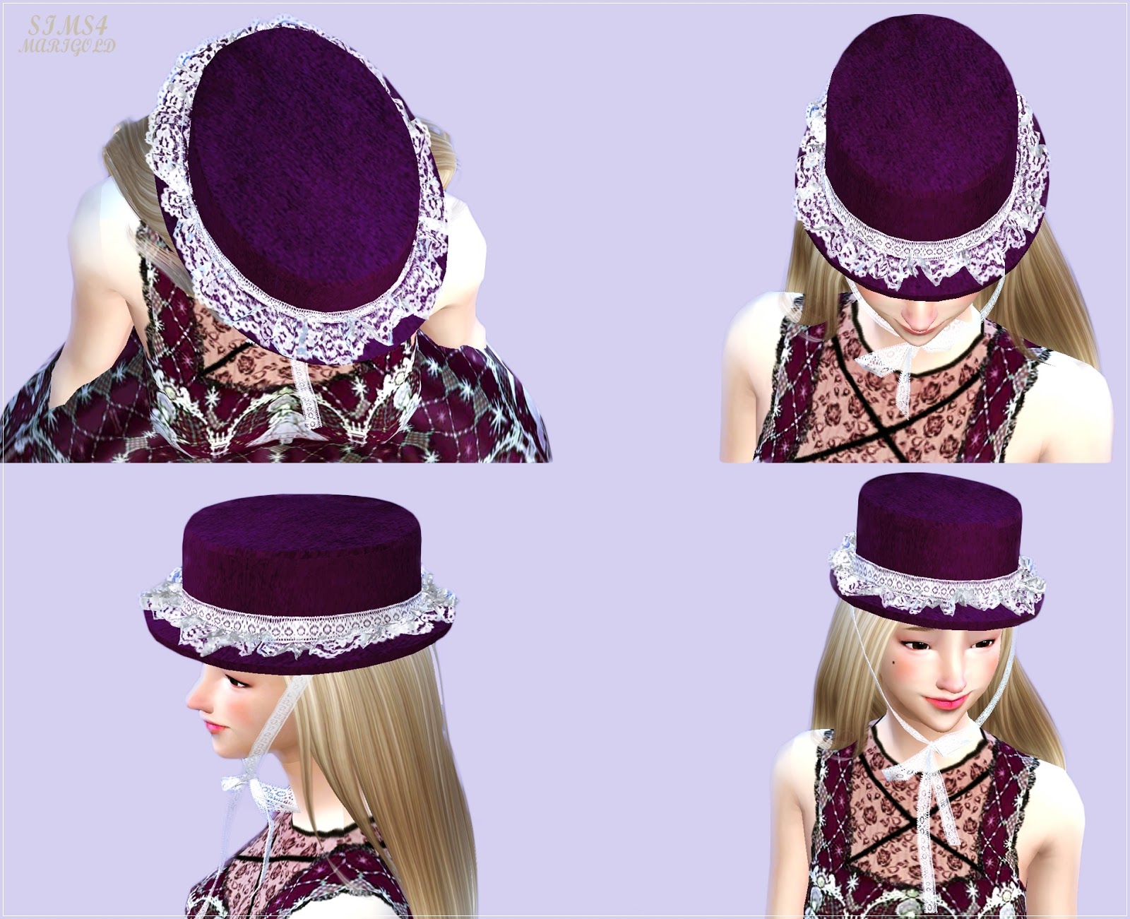 Sims 4 CC's - The Best: Hats for Males & Females by Sims 4 Marigold
