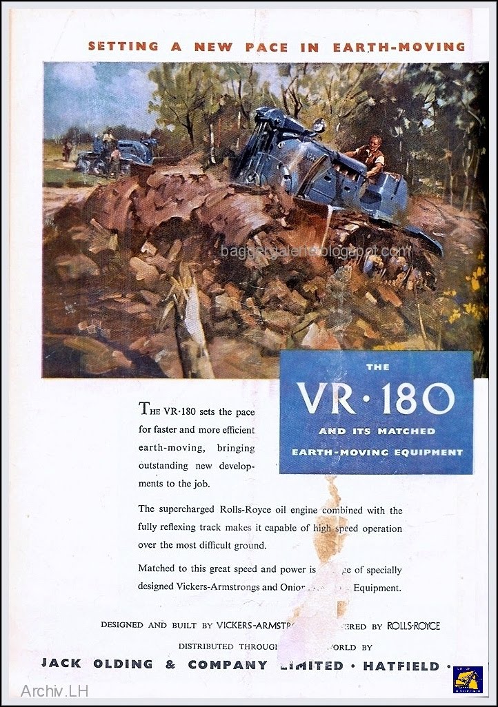 Baumaschinen Prospekte: Vickers Vigor Bulldozer