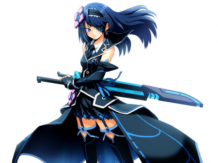 Anime girls with swords | Animoe
