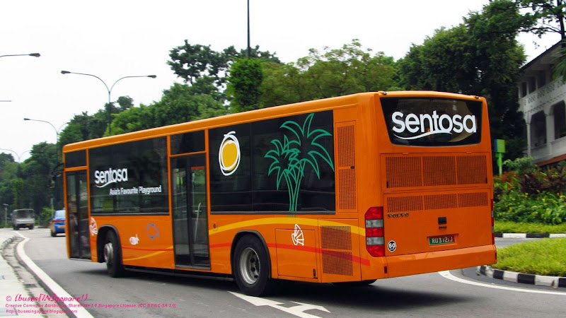 (buses[IN]gapore!): Sentosa buses' new livery!