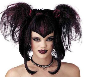 DevilInspired Gothic Punk Dresses: Fashion Wigs and Hairpieces in the ...